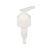 China Flat Headed Plastic PP Ribbed Screw Lotion Pump Shower Cream Press Dispenser 28/410 for sale