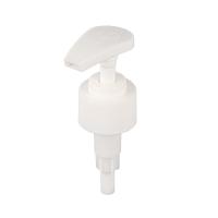 China PP White Press Hand Sanitizer Pump Dispenser 28/410 Plastic Disinfectant Pump for sale