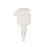 China PP White Press Hand Sanitizer Pump Dispenser 28/410 Plastic Disinfectant Pump for sale