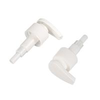 China PP White Press Hand Sanitizer Pump Dispenser 28/410 Plastic Disinfectant Pump for sale