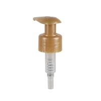 China Left Right Lock Soap Liquid Dispenser 24/410 Plastic Lotion Pump For Cosmetic Packaging for sale