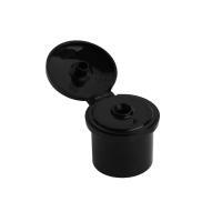 China Smooth Black Plastic Flip Top Screw Cap Anti Overflow Liquid Dispenser Cap for sale