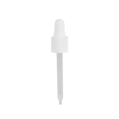 China Striped Plastic Dropper Pipette With Silicone Tip 20/410 Essential Oil Dropper Cap for sale