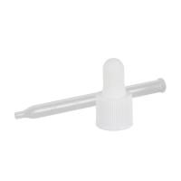 China Striped Plastic Dropper Pipette With Silicone Tip 20/410 Essential Oil Dropper Cap for sale