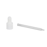 China Striped Plastic Dropper Pipette With Silicone Tip 20/410 Essential Oil Dropper Cap for sale