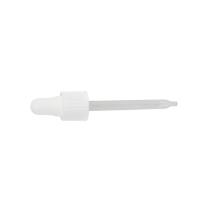 China Striped Plastic Dropper Pipette With Silicone Tip 20/410 Essential Oil Dropper Cap for sale