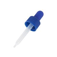 China Blue Striped Cosmetic Dropper Plastic Cosmetic Sample Pipette And Dispenser for sale