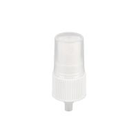 China Plastic Striped White Fine Mist Spray Pump 20/410 External Spring Perfume Pump Sprayer for sale