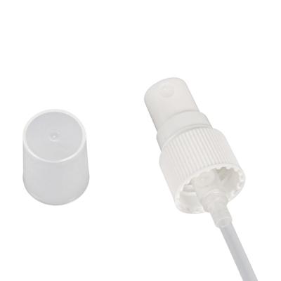 China Plastic Striped White Fine Mist Spray Pump 20/410 External Spring Perfume Pump Sprayer for sale