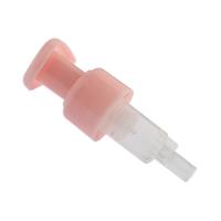China Pink Smooth Left Right Lock Pump External Spring 28/410 Liquid Lotion Bottle Pump for sale