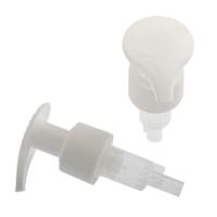 China White Striped Plastic Left Right Lock Pump External Spring Press Type Lotion Pump 28/410 for sale