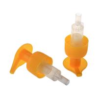 China Large Dose 28/410 Daily Use Lotion Pump Dispenser With Stripes And Left Right Lock for sale