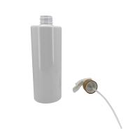 China White PET Plastic Spray Bottle With Switch 250ml Spray Bottle With A Natural Bamboo Cap for sale