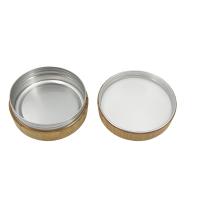 China Cylinder Shape Bamboo Cosmetic Cream Jar With Aluminum Inner 10g 15g 30g 50g 100g for sale