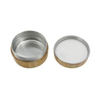 China Luxury Skincare Body Lotion Container Cylindrical Aluminum Cream Can With Bamboo Casings for sale