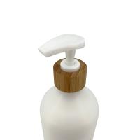 China 500ml Flat Headed Cosmetic Lotion Bottle 16 Ounce Plastic Bottle Pump Dispenser for sale