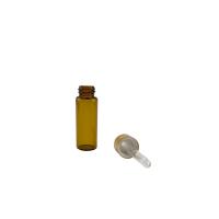 China 1ml 2ml 3ml 5ml Amber Glass Dropper Bottles Essential Oils Serum Sample Dropper Bottle for sale