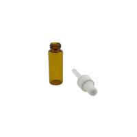 China 1ml 2ml 3ml 5ml Mini Amber Glass Dropper Bottles Perfume Essential Oil Sample Bottle for sale