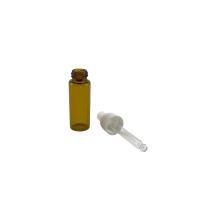China 1ml 2ml 3ml 5ml Mini Amber Glass Dropper Bottles Perfume Essential Oil Sample Bottle for sale