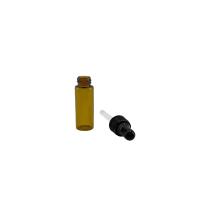 China 1ML 2ML 3ML 5ML Mini Glass Dropper Bottles Tinted Essential Oil Cosmetic Sample Bottle for sale