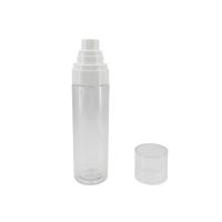 China 100ML Transparent Plastic Flat Shoulder Spray Bottle Cosmetic Fine Mist Spray Bottle for sale
