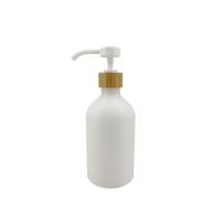 China Plastic 500ml Lotion Dispenser Bottle White Matte Round Tube Spiral Lotion Bottle for sale