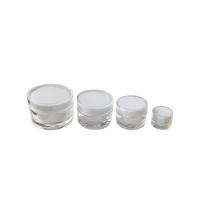 China 10g 20g 30g 50g Luxury Eye Cream And Essence Jar Transparent Acrylic For Cosmetic Packaging for sale