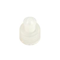 China Transparent 28/410 Push Pull Cap Plastic Screw Caps For Detergent And Cleaner Dispensers for sale