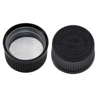 China Black Screw Type Cap Plastic Child Resistant Medicine Bottle Caps 24mm 28mm 30mm 38mm 44mm for sale