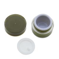 China Customize Plastic Cosmetic Cream Jar 10g 20g 30g 50g Double Layer Acrylic Face Cream Jar for sale