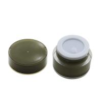 China Customize Plastic Cosmetic Cream Jar 10g 20g 30g 50g Double Layer Acrylic Face Cream Jar for sale