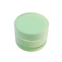 China Luxurious Double Layer Acrylic Plastic Cosmetic Packaging Cream Jars 10g 15g 20g 30g for sale