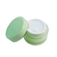 China Luxurious Double Layer Acrylic Plastic Cosmetic Packaging Cream Jars 10g 15g 20g 30g for sale