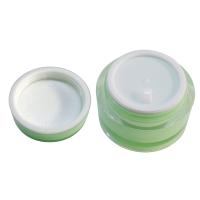 China Luxurious Double Layer Acrylic Plastic Cosmetic Packaging Cream Jars 10g 15g 20g 30g for sale