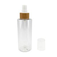 China Portable Cosmetic Spray Bottle 100ml Perfume Sprayer With Plastic And Bamboo Lid for sale