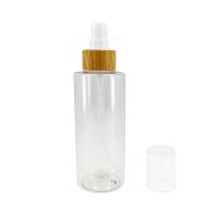 China Portable Cosmetic Spray Bottle 100ml Perfume Sprayer With Plastic And Bamboo Lid for sale