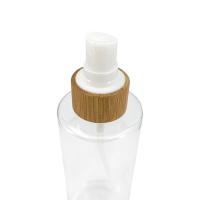 China Portable Cosmetic Spray Bottle 100ml Perfume Sprayer With Plastic And Bamboo Lid for sale