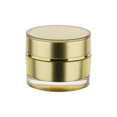 China Luxury Empty Plastic Cosmetic Jars 10g 15g 20g 30g 50g Skin Care Acrylic Cream Containers for sale