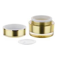 China Luxury Empty Plastic Cosmetic Jars 10g 15g 20g 30g 50g Skin Care Acrylic Cream Containers for sale