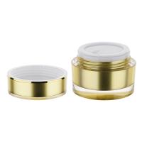 China Luxury Empty Plastic Cosmetic Jars 10g 15g 20g 30g 50g Skin Care Acrylic Cream Containers for sale