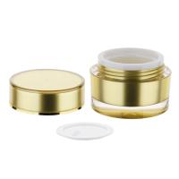 China Luxury Empty Plastic Cosmetic Jars 10g 15g 20g 30g 50g Skin Care Acrylic Cream Containers for sale