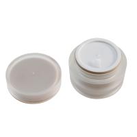 China Luxurious Cosmetic Cream Jar Packaging 10g 20g 30g 50g Frosted Acrylic Face Cream Jars for sale
