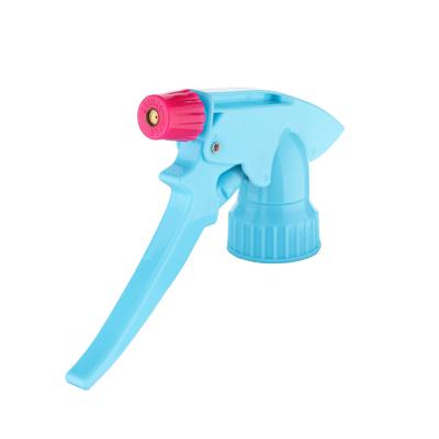 China 28/400 Color-blocked Pp Trigger Sprayer Long-trigger Manual Atomizer For Garden Cleaning for sale