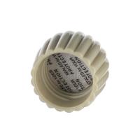 China 24/410 Luxury Pineapple - Shaped Beige Plastic Bottle Cap, Spherical Cosmetic Screw Cap for sale