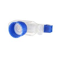 China High - Quality Transparent Blue 28/410 All - Plastic Trigger Sprayer With Switch for sale