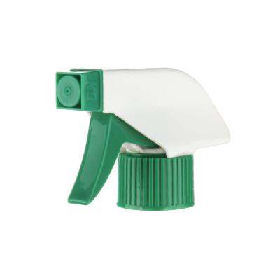China Customizable Green 28/410 PP Plastic Trigger Sprayer For Kitchen & Bathroom Cleaning and Gardening Watering for sale