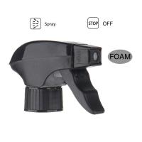 China Black 28/410 Matte Finish All - Plastic Multi - Function Trigger Foam Sprayer, Household Cleaning Sprayer for sale