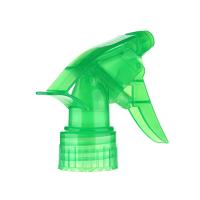 China Customizable 28/410 Transparent Green PP Plastic Ergonomic Trigger Sprayer For Cleaning & Gardening for sale