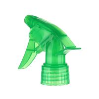 China Customizable 28/410 Transparent Green PP Plastic Ergonomic Trigger Sprayer For Cleaning & Gardening for sale