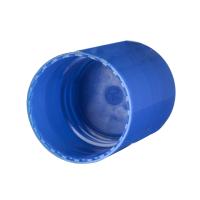 China 28/415 PP Blue Press Cap ,flip Top Disc Top Cap Lids For Cosmetic Packaging for sale